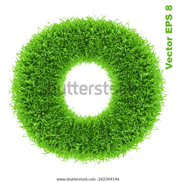 Letter Grass Alphabet Vector Illustration Eps Stock Vector Royalty Free 262344146