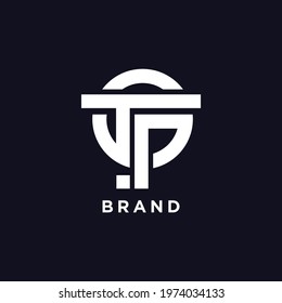Letter Gtp Initial Logo Design Gtp: vector de stock (libre de regalías ...