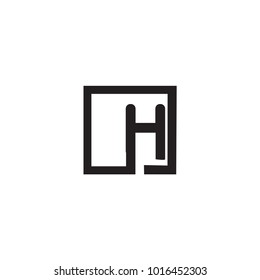 Letter H Box Logo Stock Vector (Royalty Free) 1016452303 | Shutterstock