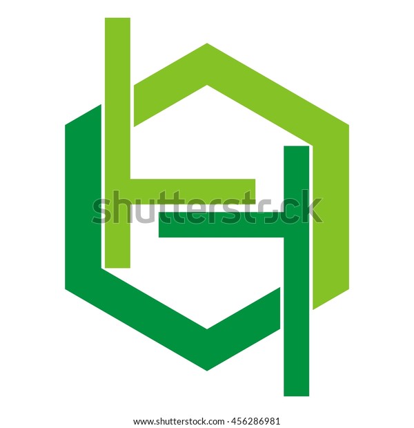 Letter H Build Logo Design Stock Vector (Royalty Free) 456286981 ...
