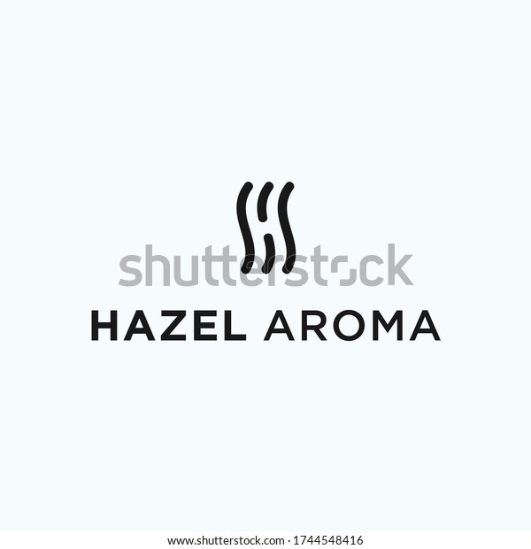 Letter H Coffee Logo Design Vector Stock Vector (Royalty Free ...