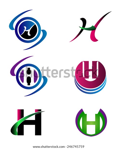 Letter H Company Logo Icon Template Stock Vector (Royalty Free) 246745759 Letter H Company Logo Icon Template Stock Vector (Royalty Free) 246745759