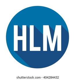Letter H L M Logo Vector Stock Vector (Royalty Free) 404284432 ...
