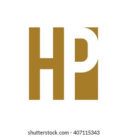 Letter H P Logo Vector Stock Vector (Royalty Free) 407115343 | Shutterstock