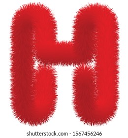 Letter H Red Drawing Vector Work Stock Vector (Royalty Free) 1567456246 ...