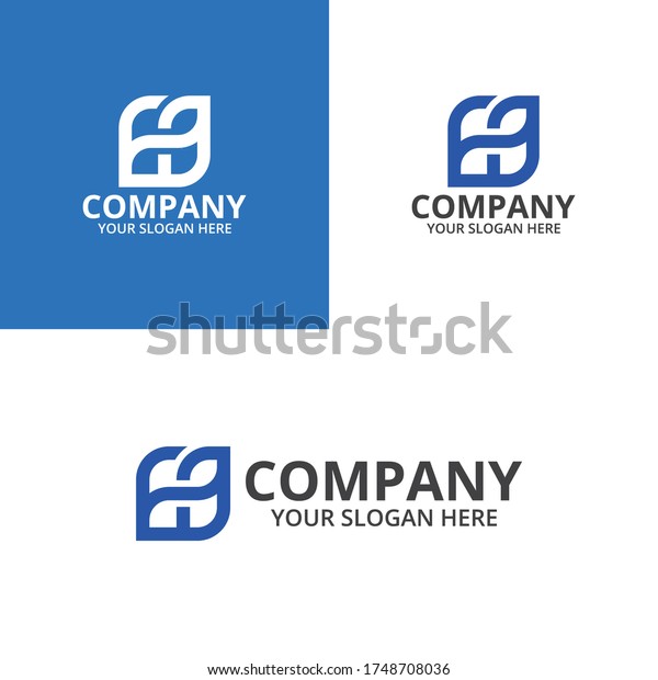 Letter H Simple Minimalist Logo Design Stock Vector (Royalty Free ...
