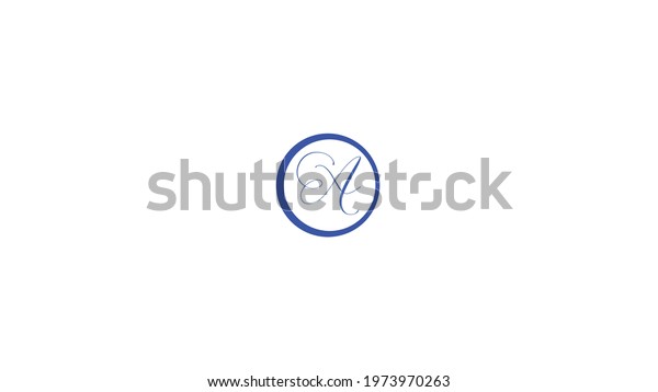 Letter Hand Written Logo Design Stock Vector (Royalty Free) 1973970263 ...
