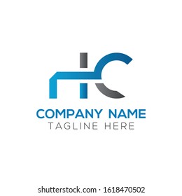 Letter Hc Logo Design Vector Template Stock Vector (Royalty Free ...