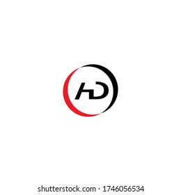 Letter Hd New Logo Vector: เวกเตอร์สต็อก (ปลอดค่าลิขสิทธิ์) 1746056534 ...