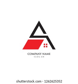 Letter Home Logo Vector Stock Vector (Royalty Free) 1262625352