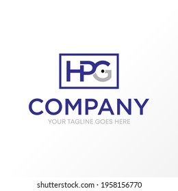 Letter Hpg Logo Vector Stock Connecting Stock Vector (Royalty Free ...