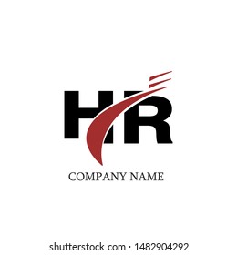 Letter Hr New Logo Vector Stock Vector (Royalty Free) 1482904292 ...