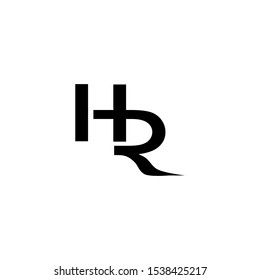 Letter Hr New Logo Vector Stock Vector (Royalty Free) 1538425217
