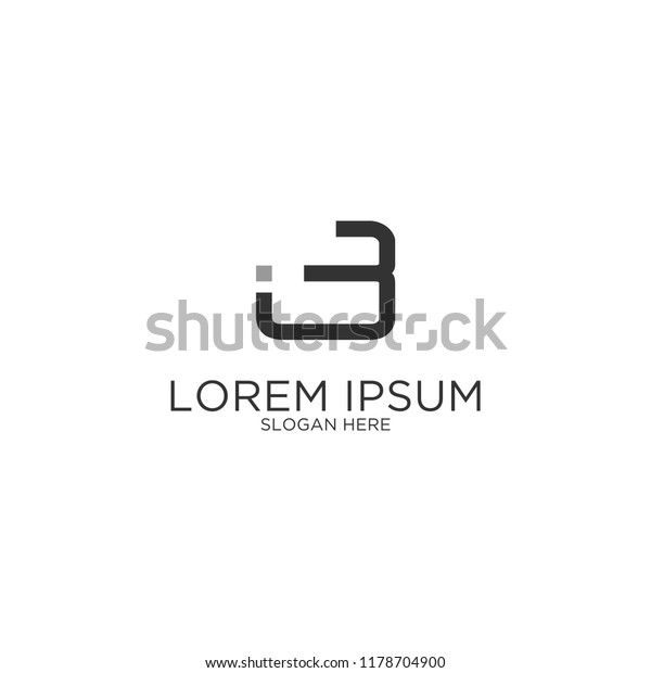Letter I3 Logo Design Stock Vector (Royalty Free) 1178704900 | Shutterstock