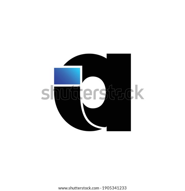 Letter Ia Simple Logo Design Vector Stock Vector (Royalty Free ...
