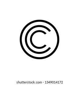 C Logo Letter C Symbol C: vector de stock (libre de regalías ...