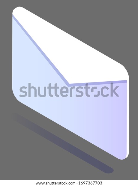 Letter Icon White Color Data Center Stock Vector (Royalty Free ...