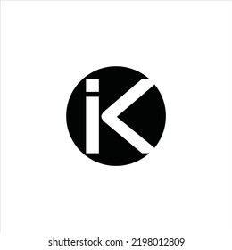 Letter Ik Logo Vector Template Stock Vector (Royalty Free) 2198012809 ...