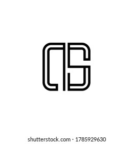 Letter Initial Ns Logo Icon Design Stock Vector (Royalty Free ...