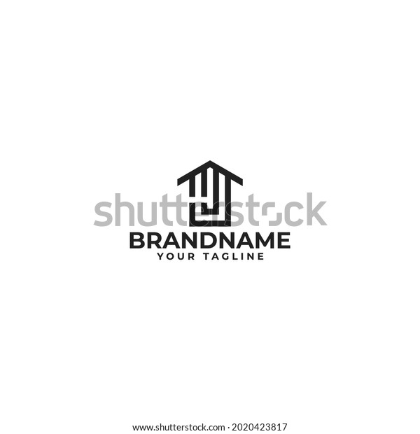 Letter J House Logo Design Jj Stock Vector (Royalty Free) 2020423817 ...