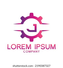 Letter J Line Logo Designcreative Minimal Stock Vector (Royalty Free ...