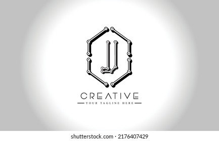 Letter J Minimal Logo Icon Design Stock Vector (Royalty Free ...
