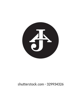 Letter J Monogram Circle Logo Stock Vector (Royalty Free) 329934326 ...
