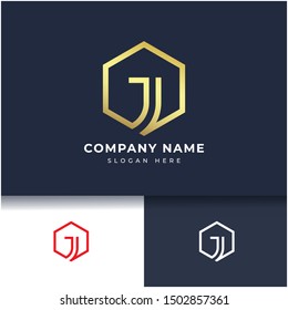 Letter J Monogram Logo Designminimal Luxury Stock Vector (Royalty Free ...