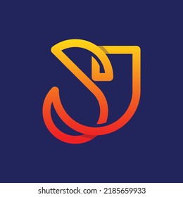 Letter J Note Music Logo Design Stock Vector (Royalty Free) 2185659933 ...