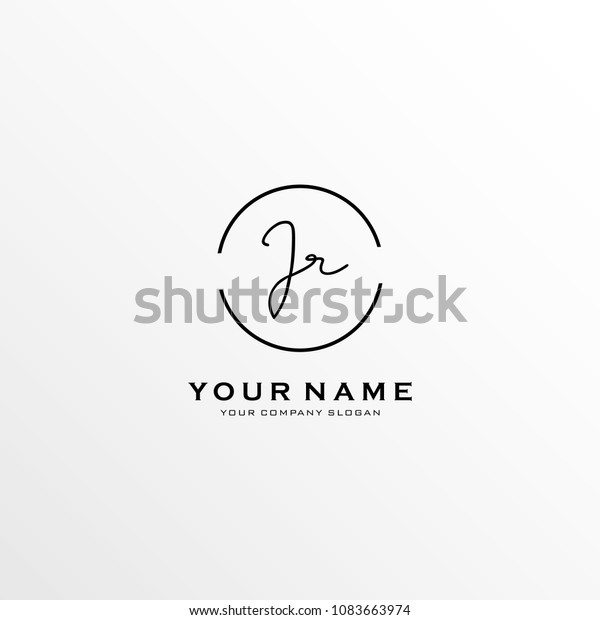 Letter J R Logo Icon Design Stock Vector (Royalty Free) 1083663974 ...