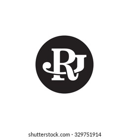 Letter J R Monogram Circle Logo Stock Vector (Royalty Free) 329751914 ...