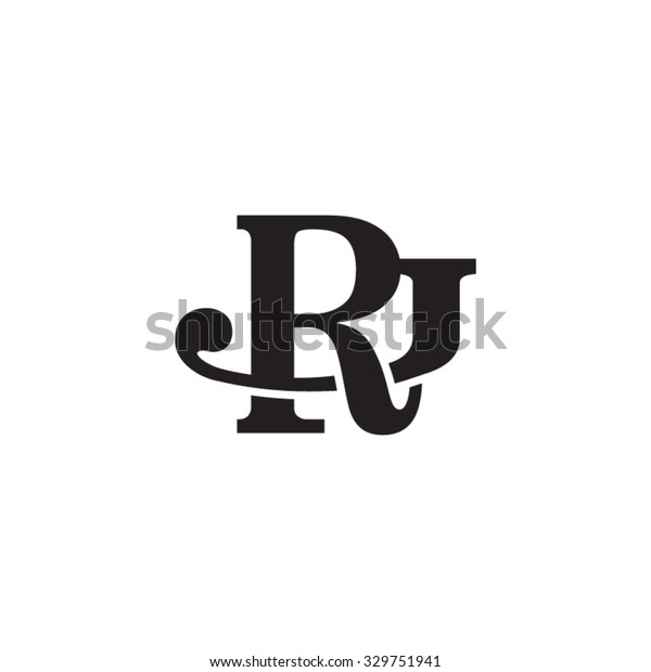 Letter J R Monogram Logo Stock Vector (Royalty Free) 329751941 ...