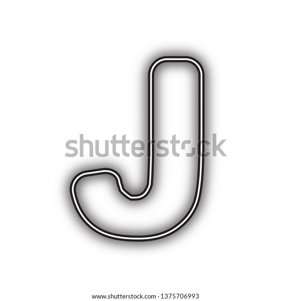 Letter J Sign Design Template Element Stock Vector (Royalty Free ...