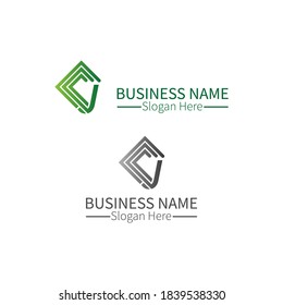 Letter J Square Logo Icon Concept Stock Vector (Royalty Free ...