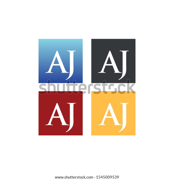 Letter J Square Logo Set Vector Stock Vector (Royalty Free) 1545009539 ...
