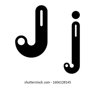 Letter J Stylized Use Graphic Design Stock Vector (Royalty Free ...