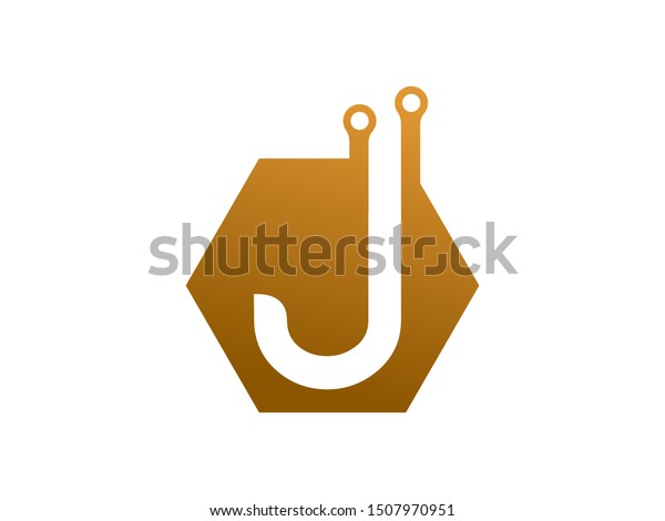 Letter J Tech Logo Symbol Template Stock Vector (Royalty Free ...