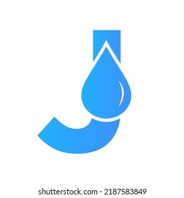 Letter J Water Logo Element Vector Stock Vector (Royalty Free ...