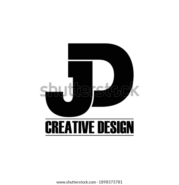 Letter Jd Simple Logo Design Vector Stock Vector (Royalty Free ...