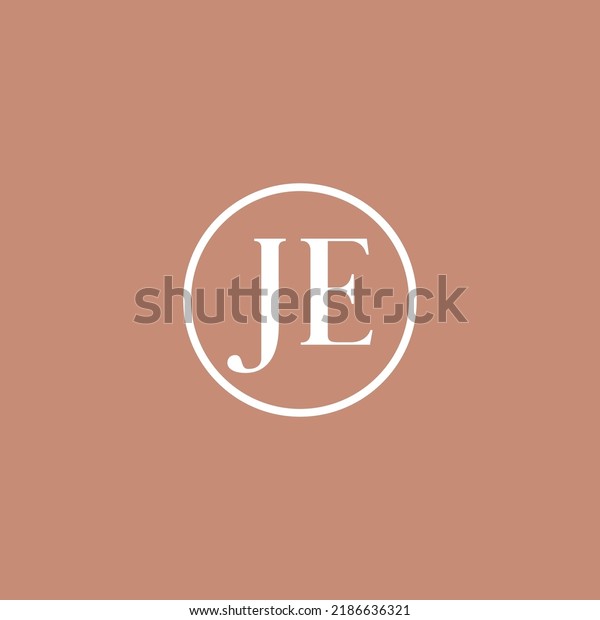 Letter Jeej Vector Logo Design Stock Vector (Royalty Free) 2186636321 ...