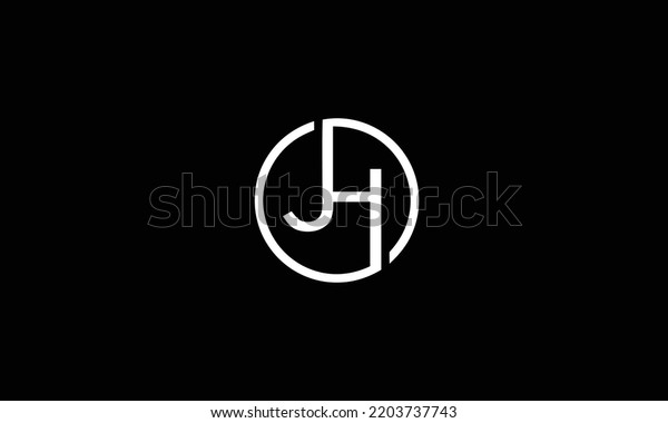 Letter Jh Logo Jh Logo Icon Stock Vector (Royalty Free) 2203737743 ...