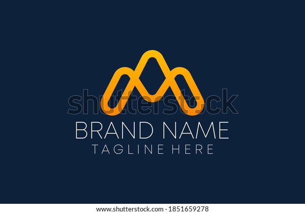 Letter Joint Logo Design Vector Template Stock Vector (Royalty Free ...