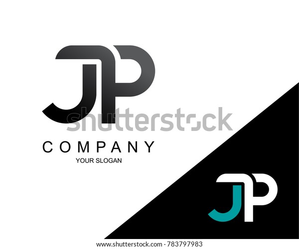 Letter Jp Logo Icon Design Template Stock Vector (Royalty Free ...