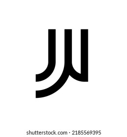 Letter Jw Minimal Monogram Logo Stock Vector (Royalty Free) 2185569395 ...