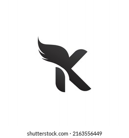 564 K letter bird logo Images, Stock Photos & Vectors | Shutterstock