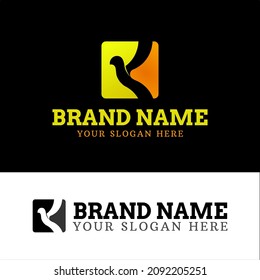 564 K letter bird logo Images, Stock Photos & Vectors | Shutterstock