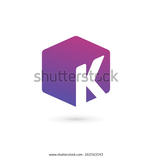 Letter K Cube Logo Icon Design: เวกเตอร์สต็อก (ปลอดค่าลิขสิทธิ์ ...