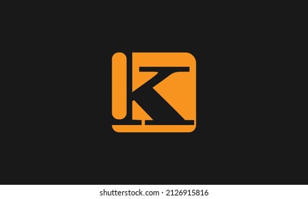 Letter K Icon Design Creative Modern Stock Vector (Royalty Free ...