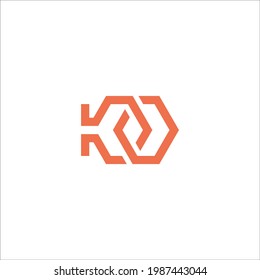 Letter K Infinity Logo Design Vector Stock Vector (Royalty Free ...
