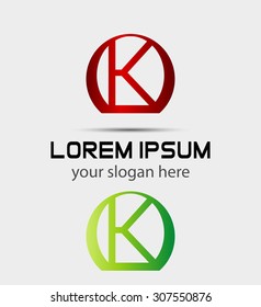 Letter K Logo Icon Stock Vector (Royalty Free) 307550876 | Shutterstock